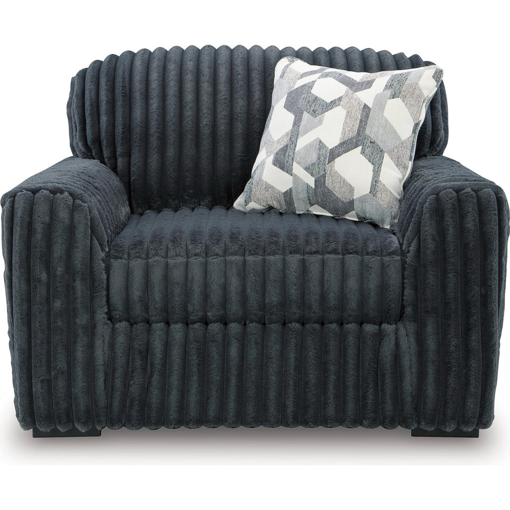 Signature Design by Ashley Midnight-Madness 9810523 Chair and a Half